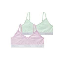 Bench. M&auml;dchen Bustier Packung, 2 tlg. mit weichem Logo-B&uuml;ndchen 146/152, N-Gr