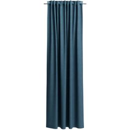Neutex for you! Vorhang &raquo;BELMONDO&laquo; Multifunktionsband 1 Stk. tlg. Uni mit samtiger Oberfl&auml;che, nach Ma&szlig; blau Polyester 275cm, Multifunktionsband, 