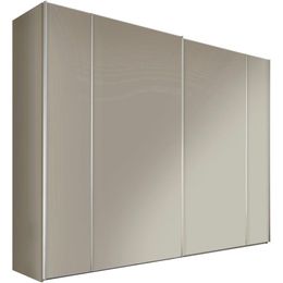 STAUD Schwebet&uuml;renschrank &raquo;Sonett 100, Made in Germany&laquo; mit vier verschiedenen Ausstattungsvarianten beige Holzwerkstoff Sand, B/H/T: 298cm x 222cm x 
