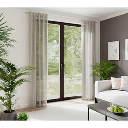 HOMING Gardine &raquo;Neta&laquo; verdeckte Schlaufen 1 Stk. tlg. Netzstuktur, Wohnzimmer, K&uuml;che, Schlafzimmer bunt Wirkware, Polyester 245cm, verdeckte Schlaufen