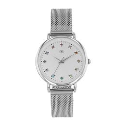 Tom Tailor Damen Tom Tailor Quarzuhr Armbanduhr, Damenuhr, Edelstahlarmband, analog silber Einheitsgr&ouml;&szlig;e