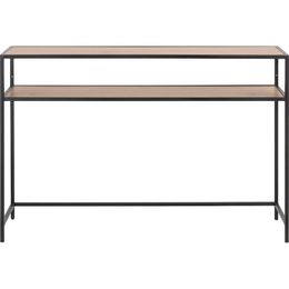 ACTONA GROUP Konsolentisch Metallgestell und 1 Einlegeboden, Breite 120 cm, in weiteren Varianten braun B/H/T: 120cm x 79cm x 35cm