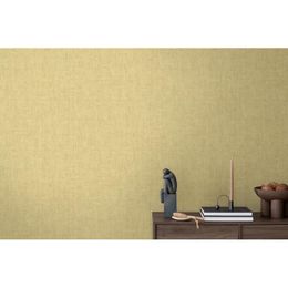 A.S. Cr&eacute;ation Vliestapete &raquo;Strukturtapete Leinenoptik in Farbvariationen&laquo; uni strukturiert beige Vlies B/L: 0,53m x 10,05m, Rollen: 1