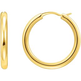 Thomas Sabo Damen Thomas Sabo Paar Creolen &raquo;Schmuck Silber 925 Ohrringe Chunky-Design&laquo; gold Silber 925 (recycelt)