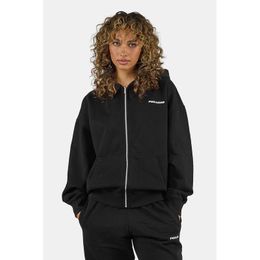 Pegador Damen Pegador Kapuzensweatjacke &raquo;Clarita Oversized Sweatjacket&laquo; Baumwollmischung, oversize schwarz XL