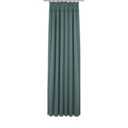 WIRTH Vorhang &raquo;Wiessee&laquo; Kr&auml;uselband 1 Stk. tlg. nach Ma&szlig; gr&uuml;n Baumwolle, Leinen, Modal 345cm, Kr&auml;uselband, 150cm