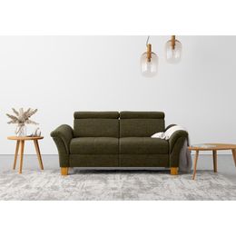 OTTO home 2,5-Sitzer &raquo;Lindgren&laquo; wahlweise mit TV-Funktion, links oder beidseitig, Kopfteilverstellung gr&uuml;n 100% Polyester B/H/T: 185cm x 84cm x 93cm, 