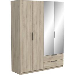 Demeyere Group Kleiderschrank &raquo;Ghost&laquo; Breite ca. 120cm, H&ouml;he ca. 200cm braun Holzwerkstoff Kronberg Eich, B/H/T: 157,3cm x 203cm x 49,6cm, Schubladen: