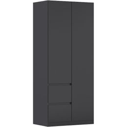 Rauch Dreht&uuml;renschrank &raquo;Mehrzweckschrank Aktenschrank Mietswohnung Garderobe MAINZ 91cm breit&laquo; 3 verschiedene Ausstattungen BASIC/CLASSIC/PREMIUM (