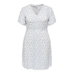 Only Carmakoma Kleid 'CAREVIDA' Damen Gr&ouml;&szlig;e 42 opal / hellblau / wei&szlig; Sommerkleid