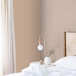 WOW Vliestapete &raquo;LINEN SHIMMER&laquo; uni Design Tapeten rosa Vlies B/L: 0,52m x 10m, Rollen: 1