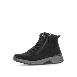 Rollingsoft Damen rollingsoft Schn&uuml;rboots Keilabsatz, High Top-Sneaker mit zwei Rei&szlig;verschl&uuml;ssen 41