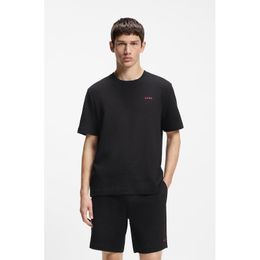 Hugo Underwear Herren HUGO Underwear T-Shirt &raquo;,Austin T-Shirt&laquo; Waffelstruktur und Logo-Stickerei schwarz XXL