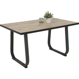 Hela Esstisch &raquo;Luise T&laquo; Breite 140 cm beige B/H/T: 139,2cm x 76cm x 90cm