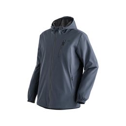 Maier Sports Herren Regenjacke "ArorA Loop M", blau, Gr. 58, 100% Polyester, Jacken, Herren Jacke wasserdicht, moderner Windbreaker, Outdoorjacke,
