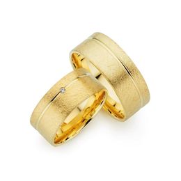 Phoenix Ph&ouml;nix Unisex Trauring &raquo;Schmuck Geschenk Gold 333 Trauring Ehering LIEBE versch. Varianten&laquo; Made in Germany, wahlweise mit oder ohne Brillant gold 58,