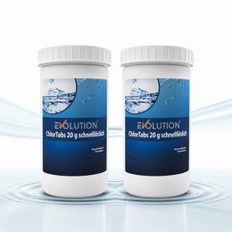 2 x 1 kg Evolution Pool ChlorTabs 20 g schnelll&ouml;slich