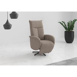 Sit & More sit&more TV-Sessel &raquo;Glendale&laquo; wahlweise mit Aufstehhilfe, 2 Motoren und Akku beige 100% Polyester Chenille,manuellmit Gasdruck,mit Kopfteilverstellung
