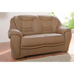 Sit & More sit&more 2-Sitzer &raquo;Bansin&laquo; inklusive Federkern braun Luxus-Microfaser ALTARA NUBUCK (100% Polyester);SOFTLUX -Kunstleder;NaturLEDER (echtes Rindsleder
