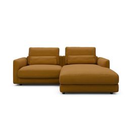 Ecksofa &raquo;Polsterecke, L-Form, Eckcouch, mit Federkern, inkl. Kissen&laquo; legerer Sitzkomfort zum Entspannen und Verweilen gelb B/H/T: 225cm x 68cm x 171cm