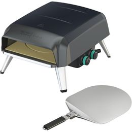 Tefal Pizzaofen &raquo;Jamie Oliver by Pizza Pronto, kompakter Gaspizzaofen f&uuml;r Zuhause&laquo; 360&deg; drehender Pizzastein, bis zu 400 &deg;C, inkl. Pizzaschaufel, JM4168 