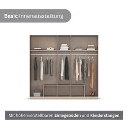 Rauch Kleiderschrank &raquo;Schrank Garderobe W&auml;scheschrank GAMMA in 4 Breiten 91-226 cm&laquo; 3 verschiedene Ausstattungen BASIC/CLASSIC/PREMIUM (inkl. SOFT-