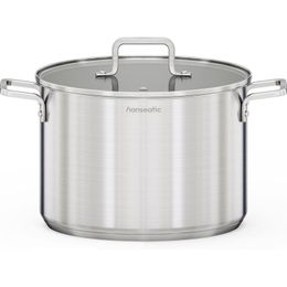 Hanseatic Suppentopf &raquo;DAILY, mit Antihaftbeschichtung&laquo; 1 tlg. Edelstahl 18/10 silber &Oslash; 26cm + H&ouml;he 18cm