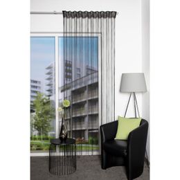 Home Wohnideen Fadenvorhang &raquo;SIMINO&laquo; Multifunktionsband 1 Stk. tlg. Fadenstore Jacquard, Kombiband schwarz Jacquard, Polyester 245cm, 