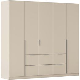 OTTO home Dreht&uuml;renschrank &raquo;Kleiderschrank Schrank Garderobe AGORDO mit Dekor- oder Hochglanzfront&laquo; in zwei Griff-Farben, Breite 226 cm, mit 