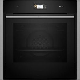 Neff Backofen N 90 &raquo;B64VS31N0&laquo; mit Teleskopauszug nachr&uuml;stbar mit Hydrolyse Voll versenkbare Slide & Hide T&uuml;r & saftiges Vario Steam grau 