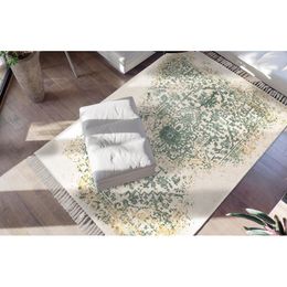 Padiro Teppich &raquo;Dolce Vita 425&laquo; rechteckig 10 mm H&ouml;he Trendige Verwaschung, Oriental-Design bunt Viskose B : 120cm 1 Stk., 10mm, L: 170cm