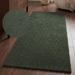 Hanse Home Wollteppich &raquo;Calmio, auch als L&auml;ufer und in rund&laquo; rechteckig 18 mm H&ouml;he Handgetuftet, Wolle, Natur, Wohnzimmer, Schlafzimmer, Skandi, Hygge