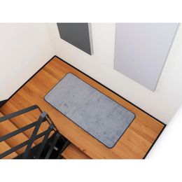 PRIMAflor-Ideen in Textil Teppich &raquo;MANILA, Made in Netherlands&laquo; rechteckig 10 mm H&ouml;he weicher Kurzflor, Uni Farben, ideal im Wohnzimmer & Schlafzimmer