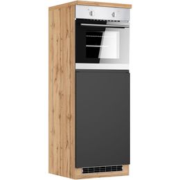 KOCHSTATION Backofenumbauschrank &raquo;KS-Virginia,neu in verbesserter Ausf&uuml;hrung&laquo; Stauraum, Softclose, Breite 60 cm, H&ouml;he 166 cm Nische f&uuml;r Ofen B/H/T: 56