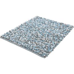 Kleine Wolke Badematte &raquo;Sling, Badvorleger, Badezimmer Teppich&laquo; H&ouml;he 20 mm rutschhemmend beschichtet fu&szlig;bodenheizungsgeeignet Badteppich, handgefertigt, 2 farbige 
