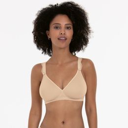 Rosa Faia Damen Soft-BH &raquo;Selma&laquo; Spacer-Schale, ohne B&uuml;gel, mit Spitze, atmungsaktiv, schlicht, bequem beige 70, Cup C