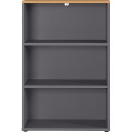 Germania Aktenregal &raquo;GW-Agenda Aktenregal&laquo; mit verstellbaren Einlegeb&ouml;den, Breite 45 oder 80 cm, Made in Germany grau Holzwerkstoff B/H/T: 80cm x 