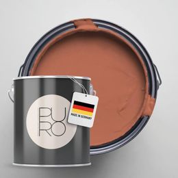 A.S. Cr&eacute;ation Wandfarbe &raquo;Premium Innenwandfarbe PURO Tuchmatt dusty orange&laquo; ideal f&uuml;r Wohnzimmer, Schlafzimmer, Flur und K&uuml;che, Farbwelt Orange braun 2,5 l 2,5ml