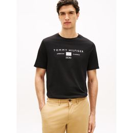Tommy Hilfiger Herren T-Shirt &raquo;BRAND LOVE MONO STACK&laquo; aus Jersey mit Logo XXL