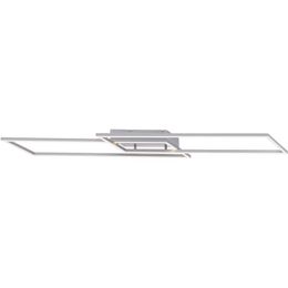 Paul Neuhaus LED Deckenleuchte &raquo;Inigo&laquo; LED-Board 1 Stk. Warmwei&szlig; Stufenlos dimmbar &uuml;ber vorhandenen Wandschalter silber 2, H: 6,8cm, 1 Stk.