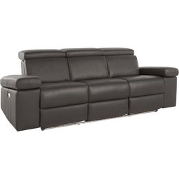 Home Affaire 3-Sitzer &raquo;Kilado&laquo; mit 2x Relaxfunktion, verstellbarer Armlehne, Kopfteilverstellung braun Kunstleder B/H/T: 229cm x 98cm x 99cm, 