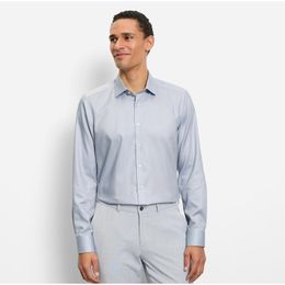 OLYMP Herren OLYMP Businesshemd &raquo;Level Five body fit&laquo; mit modischer Struktur blau 40, N-Gr