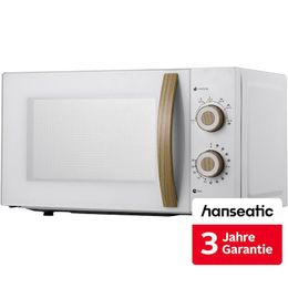 Hanseatic Mikrowelle &raquo;634711&laquo; Mikrowelle 700 W inkl. 3 Jahre Herstellergarantie wei&szlig; Einheitsgr&ouml;&szlig;e Mikrowelle