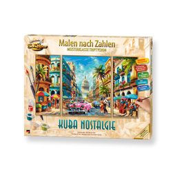 Schipper Malen nach Zahlen &raquo;Meisterklasse Triptychon - Kuba Nostalgie&laquo; Made in Germany bunt Einheitsgr&ouml;&szlig;e