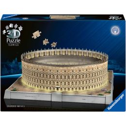 Ravensburger 3D-Puzzle &raquo;Iconics: Kolosseum Rom - mit Licht&laquo; Made in Europe Kunststoff Einheitsgr&ouml;&szlig;e
