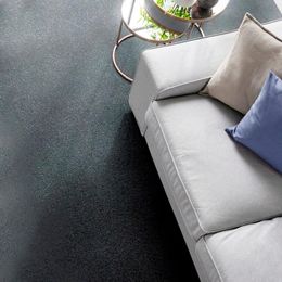 ANDIAMO Teppichboden &raquo;Kira, Velours, Gesamth&ouml;he 8 mm, Luxusklasse LC1&laquo; rechteckig Uni Farben, Breite 400 cm, strapazierf&auml;hig, pflegeleicht, Wohnzimmer grau 