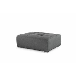 Jockenh&ouml;fer Hocker &raquo;Salerno, B: 119 cm&laquo; mit gro&szlig;z&uuml;giger Sitzfl&auml;che grau B/H/T: 119cm x 47cm x 100cm, Flachgewebe