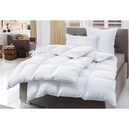 H&auml;ussling Daunenbettdecke + Kopfkissen &raquo;Swiss Royal&laquo; Bettdecken-Set mit Kopfkissen, 135x200 oder 155x220 cm, Sommer, Winter wei&szlig; Bettdecken Bezug: 100% 