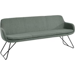 Musterring Essbank &raquo;Tavia&laquo; Schlittengestell in drei Ausf&uuml;hrungen, Breite 180, 200 oder 220 cm blau 100% PES B/H/T: 180cm x 87cm x 66cm, Flachgewebe
