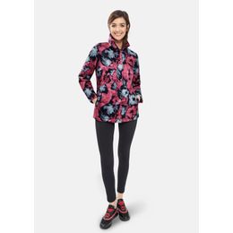 Madeleine Mode MADELEINE Damen Outdoorjacke "Jacke Outdoor Steppjacke mit floralem Print", schwarz, Modern, Gr. 40, Obermaterial: 100% Polyester PES., Jacken